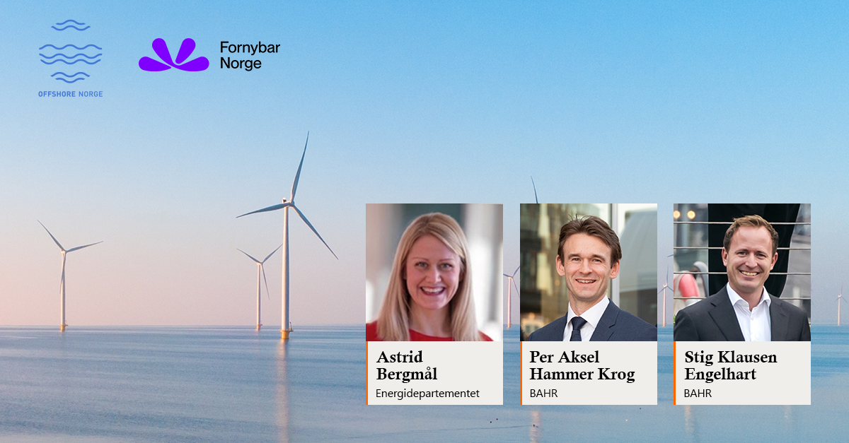 Miljø og Energi | Havvind | Endelige rammevilkår for ...